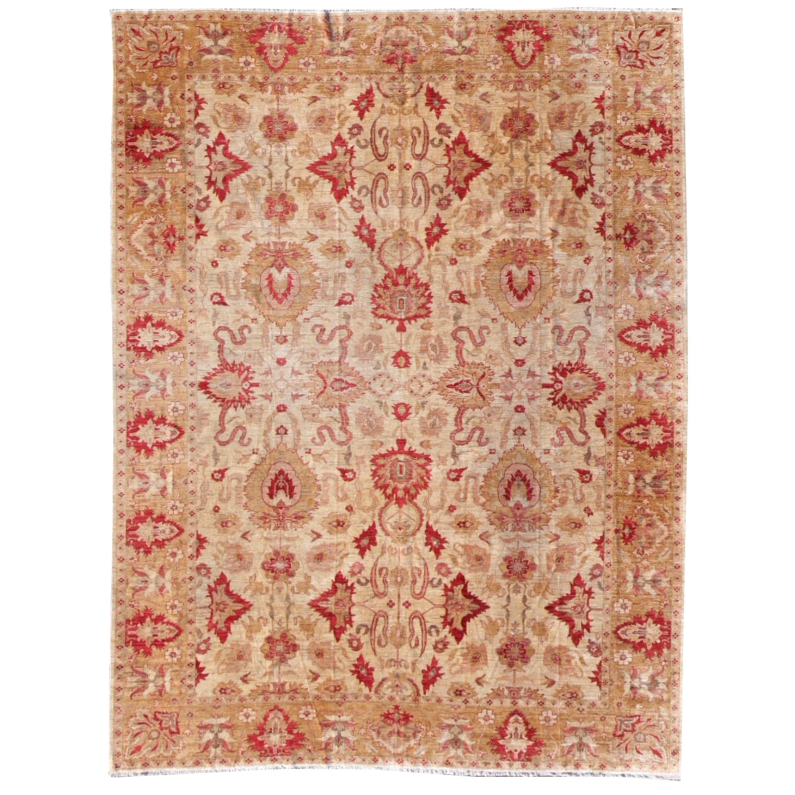 Palatial Mahal Rug extra large area carpet hand knotted 18 x 13 ft 161 ...